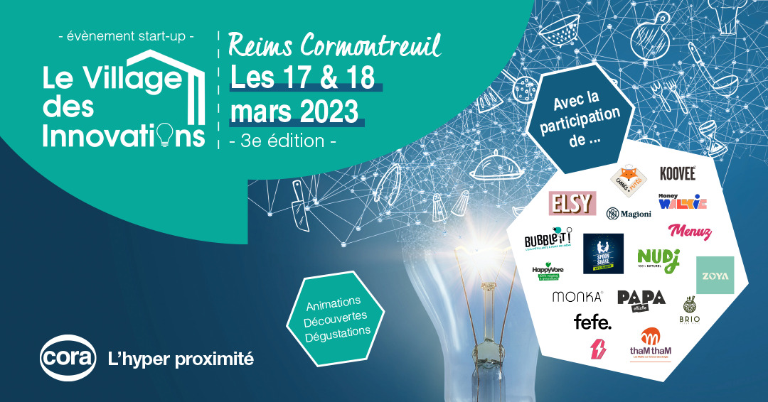 Les supermarchés Cora organisent le Village des Innovations | J' ️ les ...
